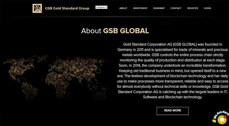GSB Gold Standard Group Review: Gold and Crypto Investment Solutions ...